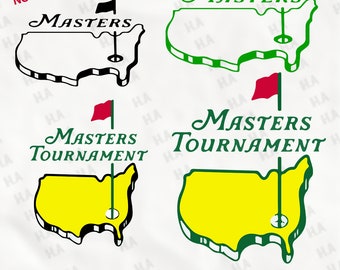 Louisiana Masters Golf Logo Downloadable PNG, SVG, and JPG Files - Etsy