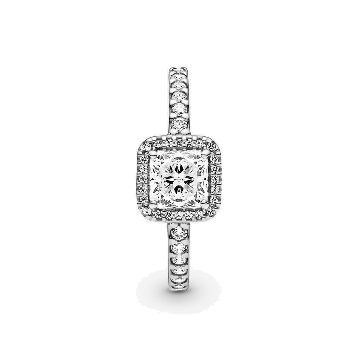 Pandora ring square diamond store