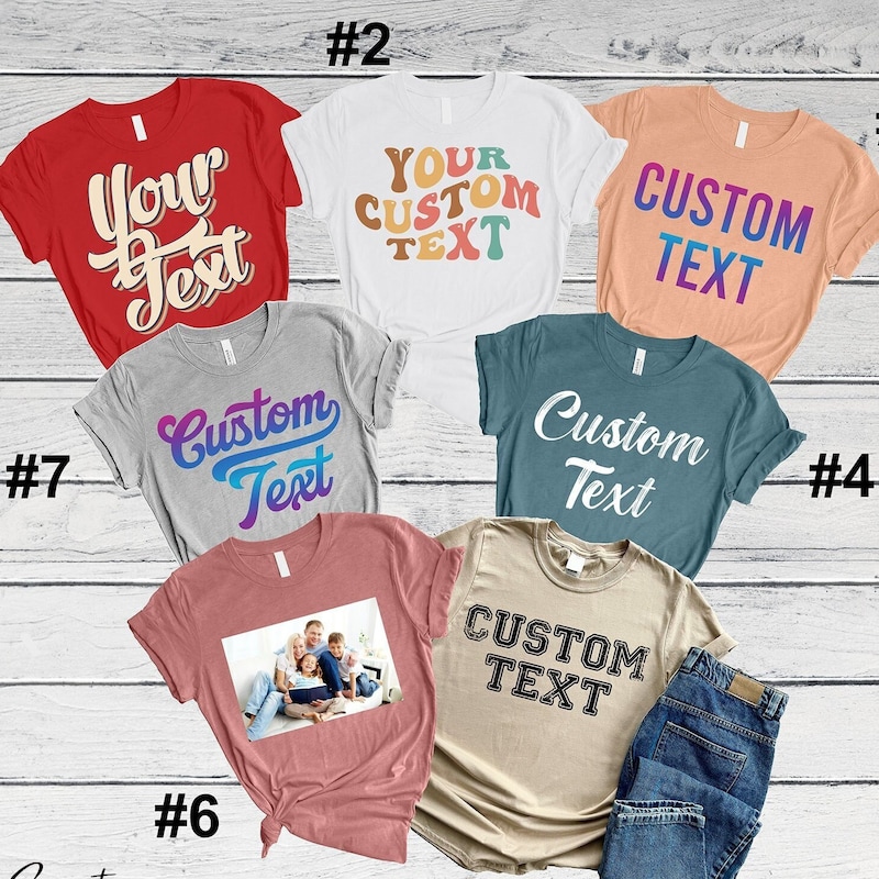 Custom Shirts - Etsy
