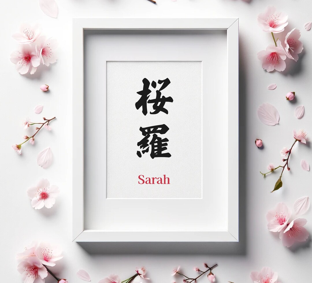 Get Your Name in Kanji: Native Knowledge - Etsy