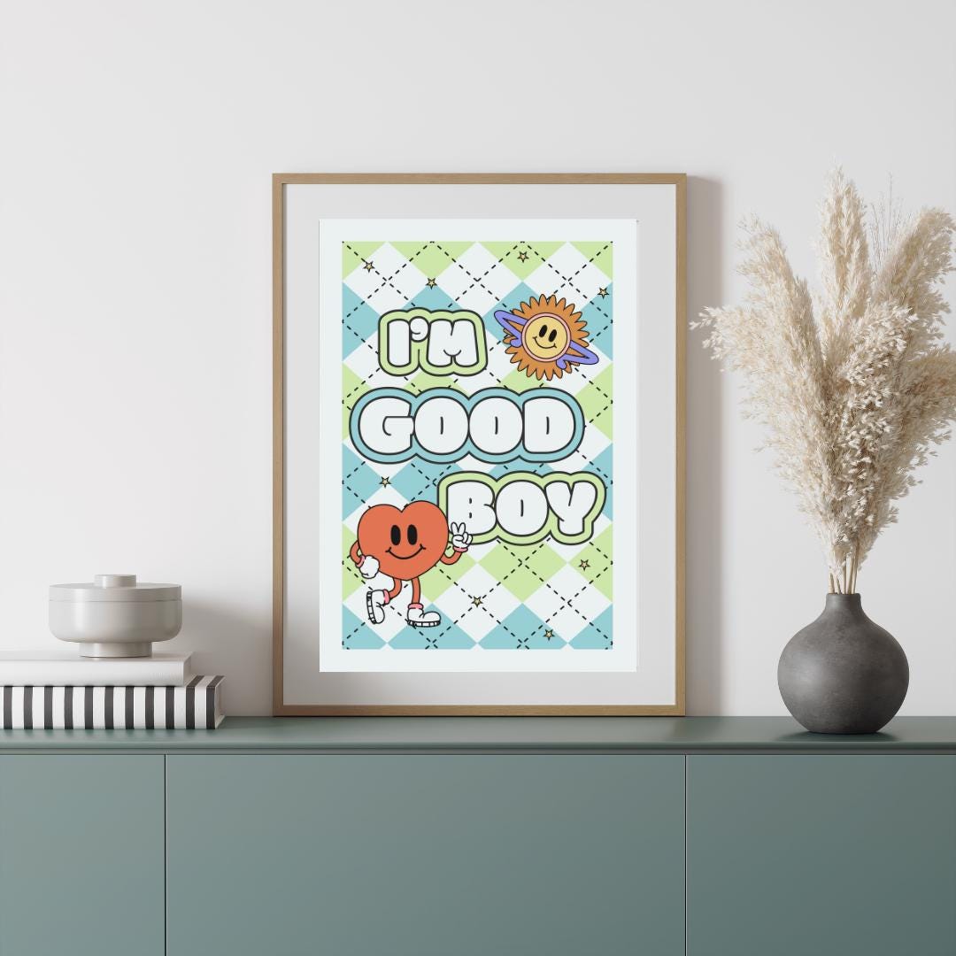 I'm Good Boy Digital Artwork | Inspired by V of BTS | K-pop Wall Art ...
