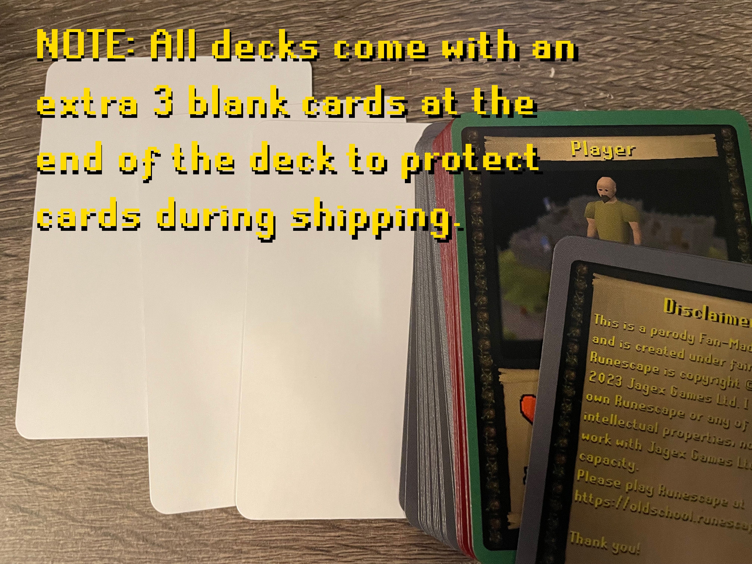 Cardscape an Old School Runescape Card Game 52 Card Full Art Deck - Etsy