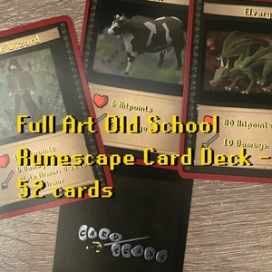 Cardscape an Old School Runescape Card Game 52 Card Full Art Deck - Etsy