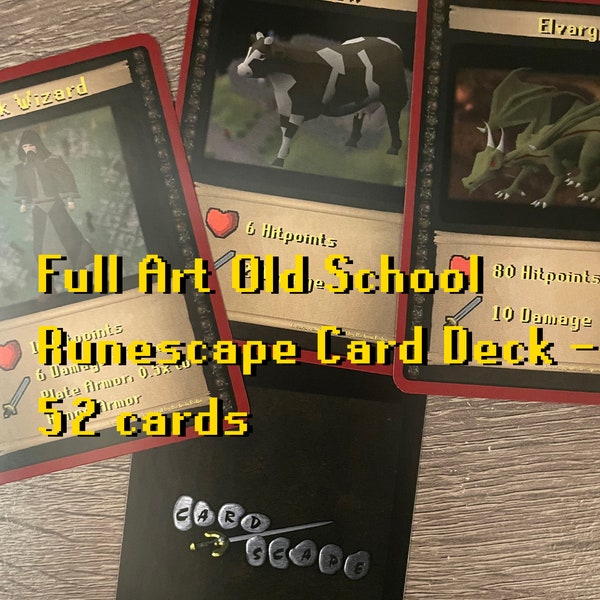 Runescape Cards - Etsy