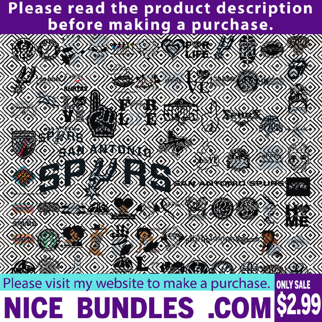 83 Files San Antonio Spurs Team Bundles Svg San Antonio Spurs - Etsy