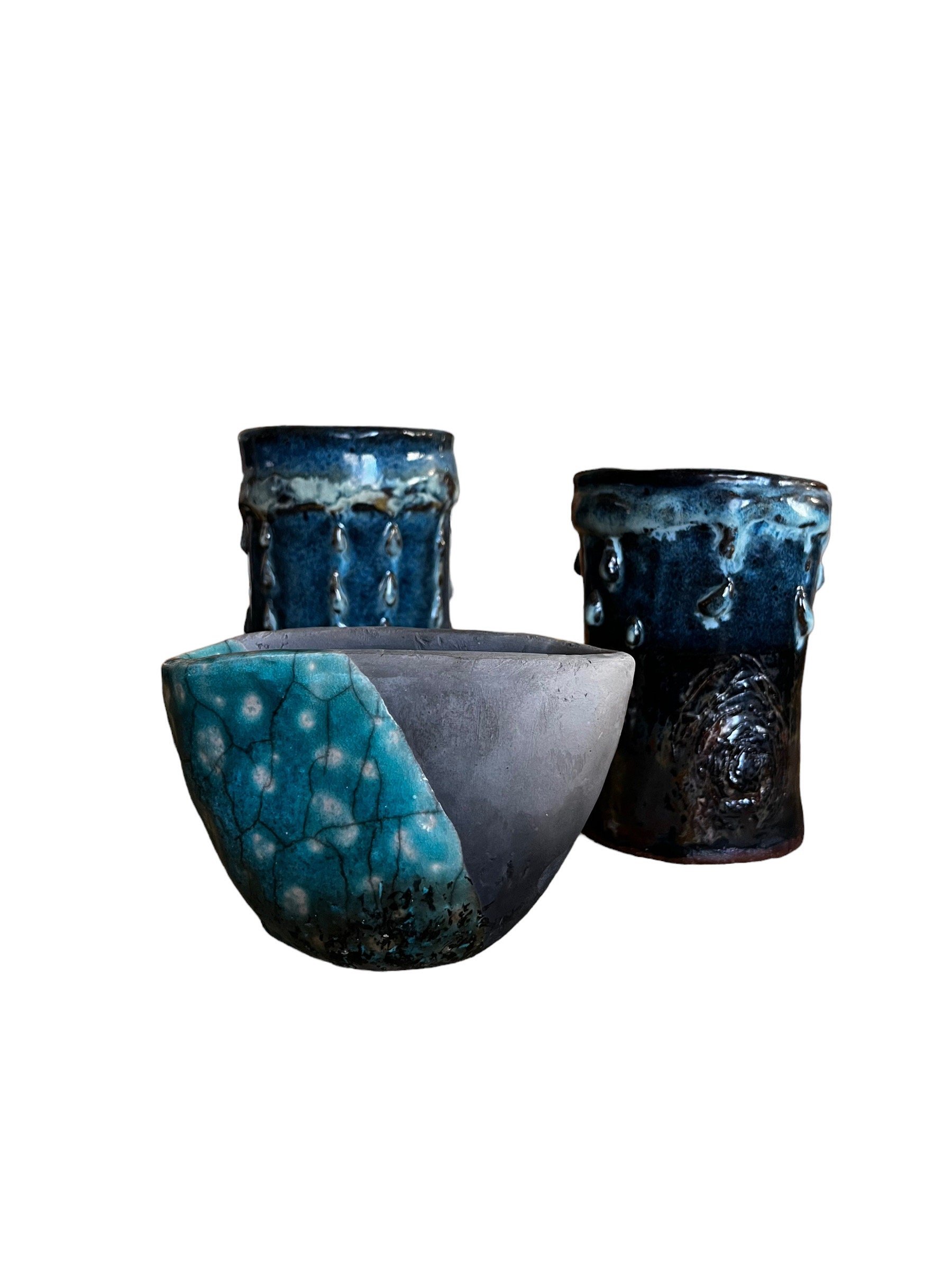Hand Crafted Studio Art Pottery Vessels, Cups, Pencil Holders, Nature ...