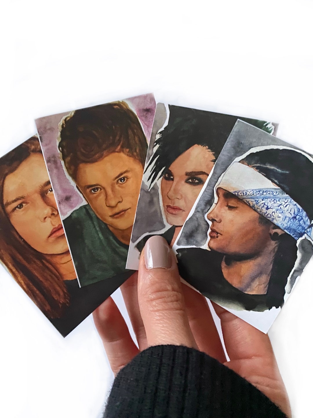 Tokio Hotel Sticker Set - Watercolour Illustrations - Etsy