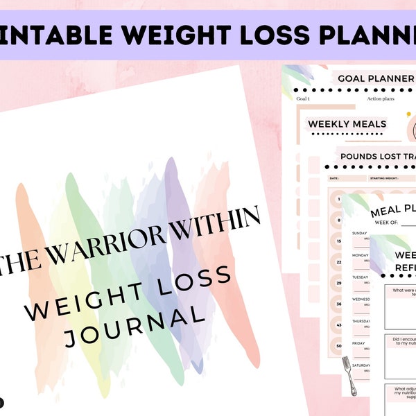 Weightloss Tracker - Etsy