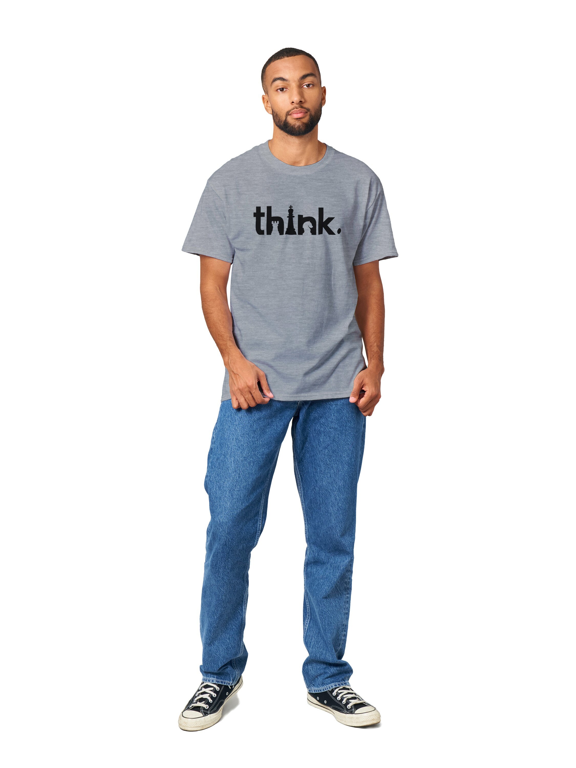 Chess Think T Shirt, Gift for Chess Lover, Humour Chess Tee, Chess ...