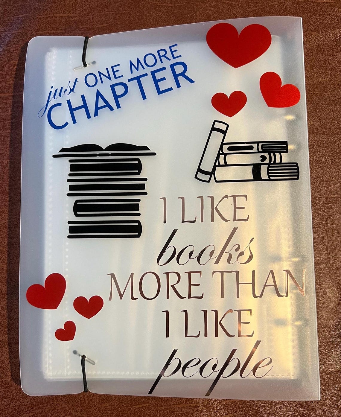 Personalized Book Review Binder - Etsy