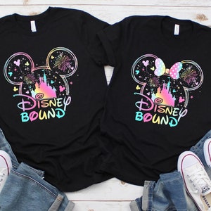 Disney Bound Colorful Shirt,custom Disney Family Matching 2026 Tshirt ...