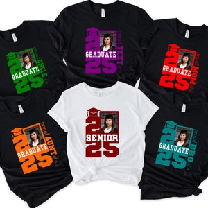 Personalized Graduation Family Photo Shirt: Class of 2025 - Etsy