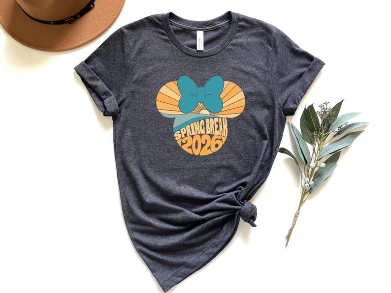Disney Spring Break 2026 Shirts,custom Disney Family Spring Tee,disney ...