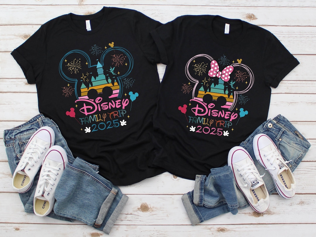 Disney Family Trip 2025 Shirt,custom Disney Family Trip Tee,disney Family Matching Trip Shirts ...
