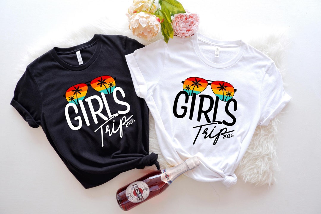 Girls Trip 2025 Shirt: Matching Summer Vacation Tee - Etsy