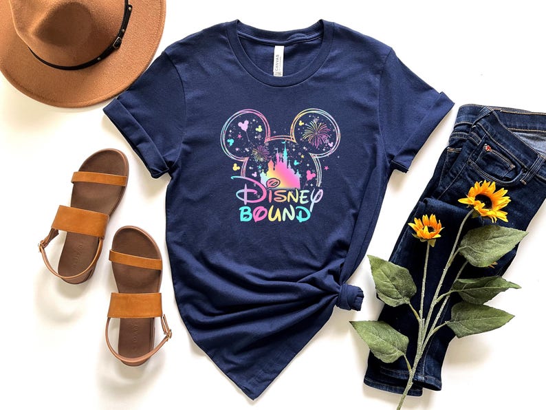 Disney Bound Colorful Shirt,custom Disney Family Matching 2026 Tshirt ...