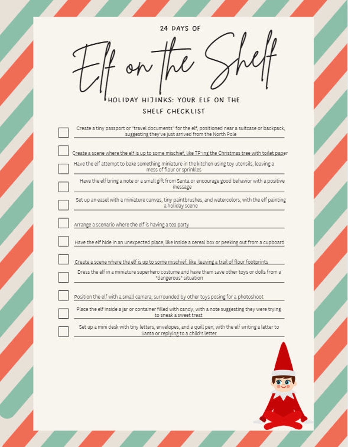 24 Days of Elf on the Shelf: Holiday Hijinks Your Elf on the Shelf ...