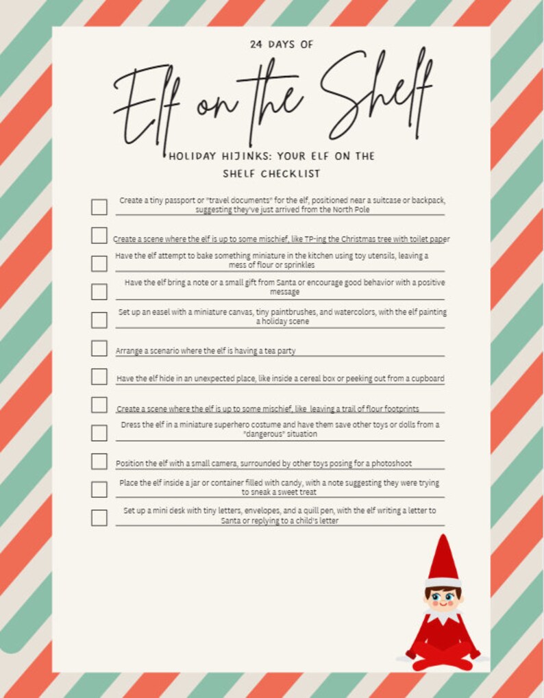 24 Days of Elf on the Shelf: Holiday Hijinks Your Elf on the Shelf ...