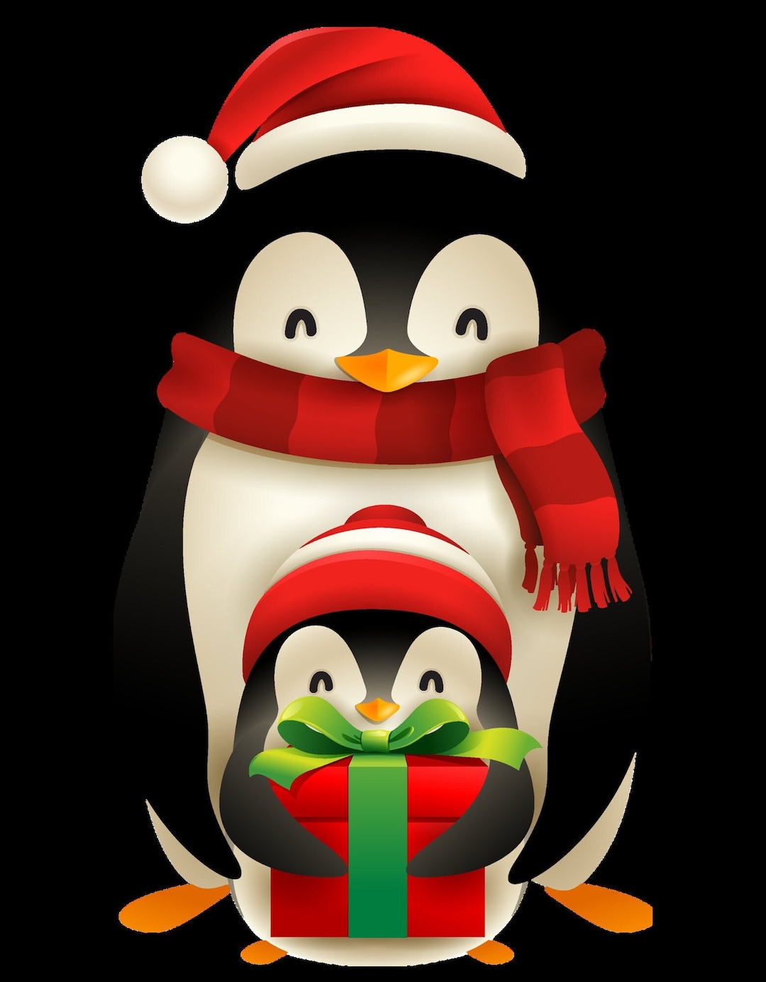 Merry Christmas Penguins. They Know How to Bring in the Christmas Cheer ...