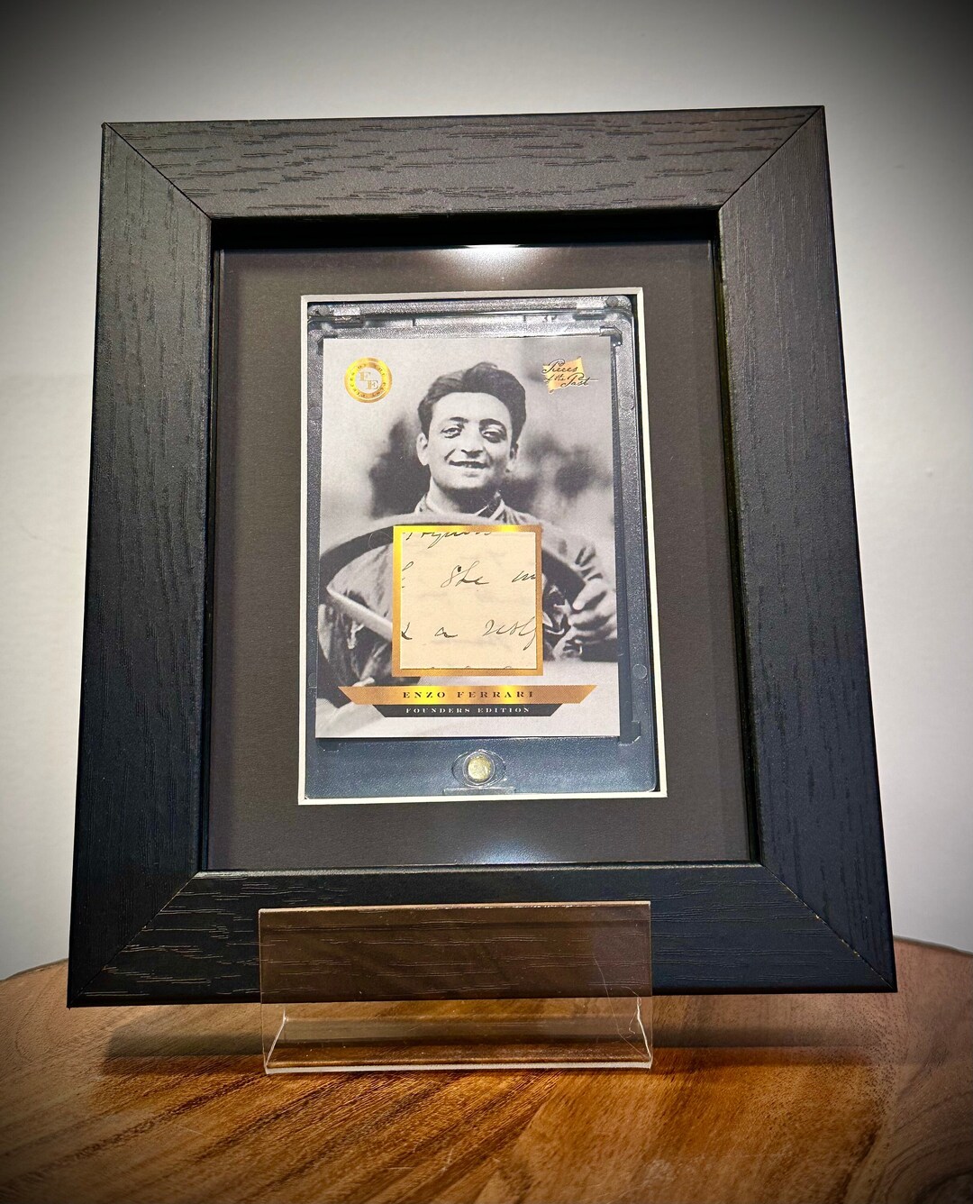 ENZO FERRARI Rare Hand Written Relic HISTORICAL Wall Hanging - Etsy