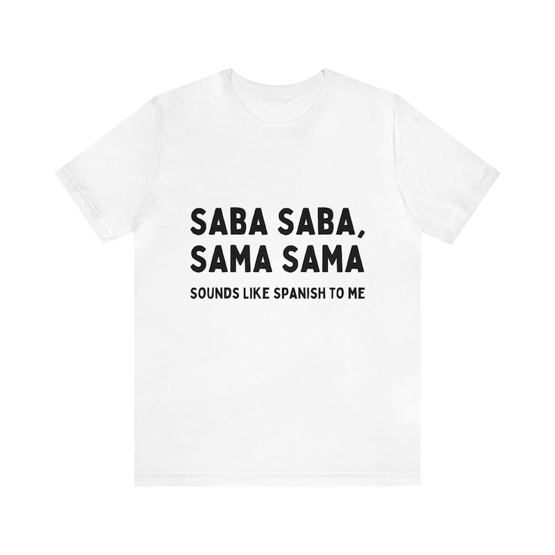 Saba Saba, Sama Sama Pedro Pascal SNL Unisex Short Sleeve Tee - Etsy