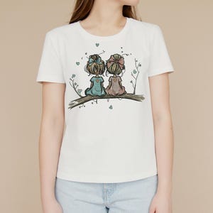 Best Friend Embroidery Design, Girl Embroidery, Bff Embroidery, Friend ...