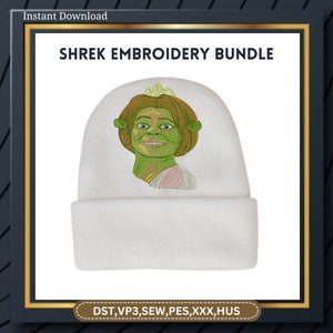 Shrek Embroidery Design Cartoon Machine Embroidery Hugging Woody ...