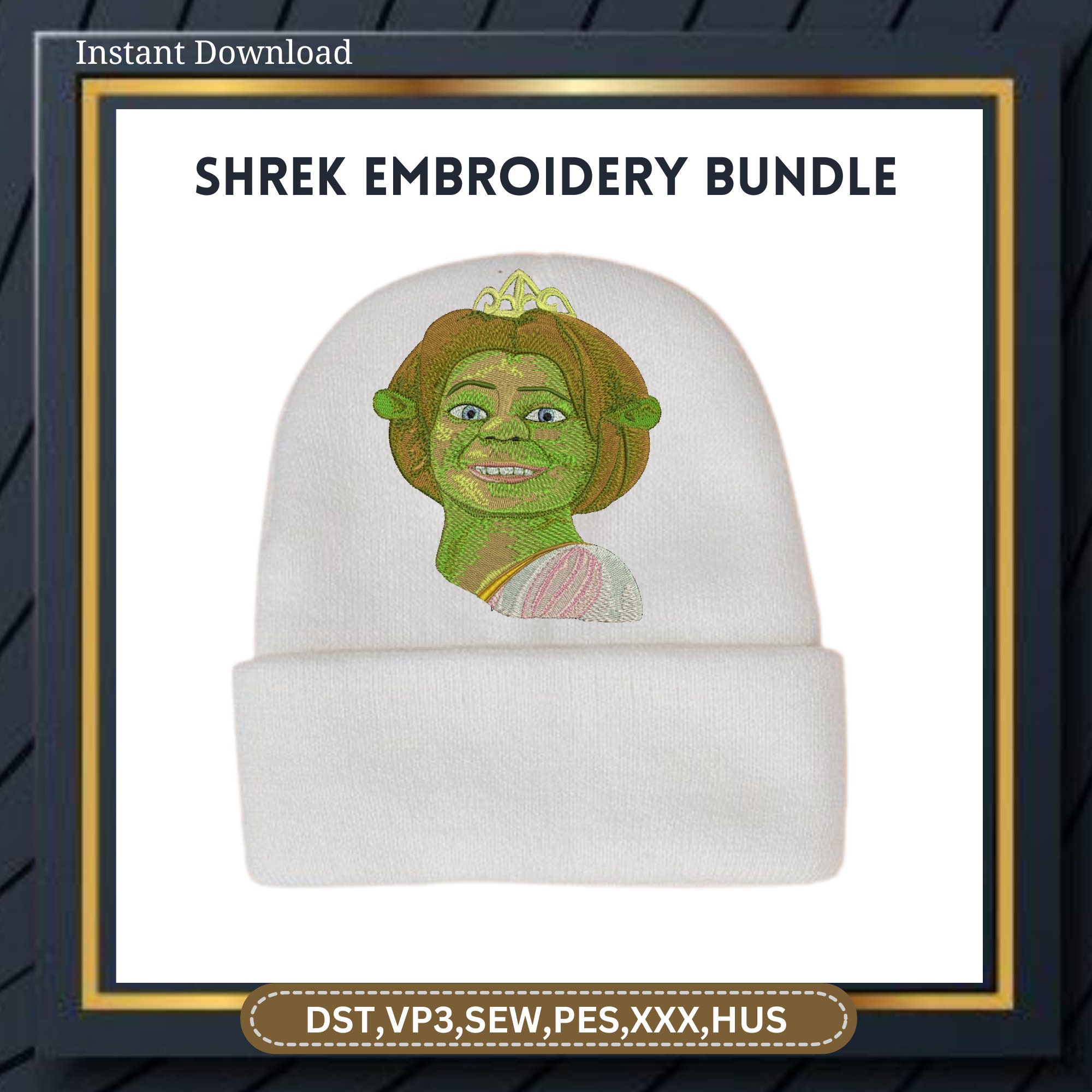 Shrek Embroidery Design Cartoon Machine Embroidery Hugging Woody ...