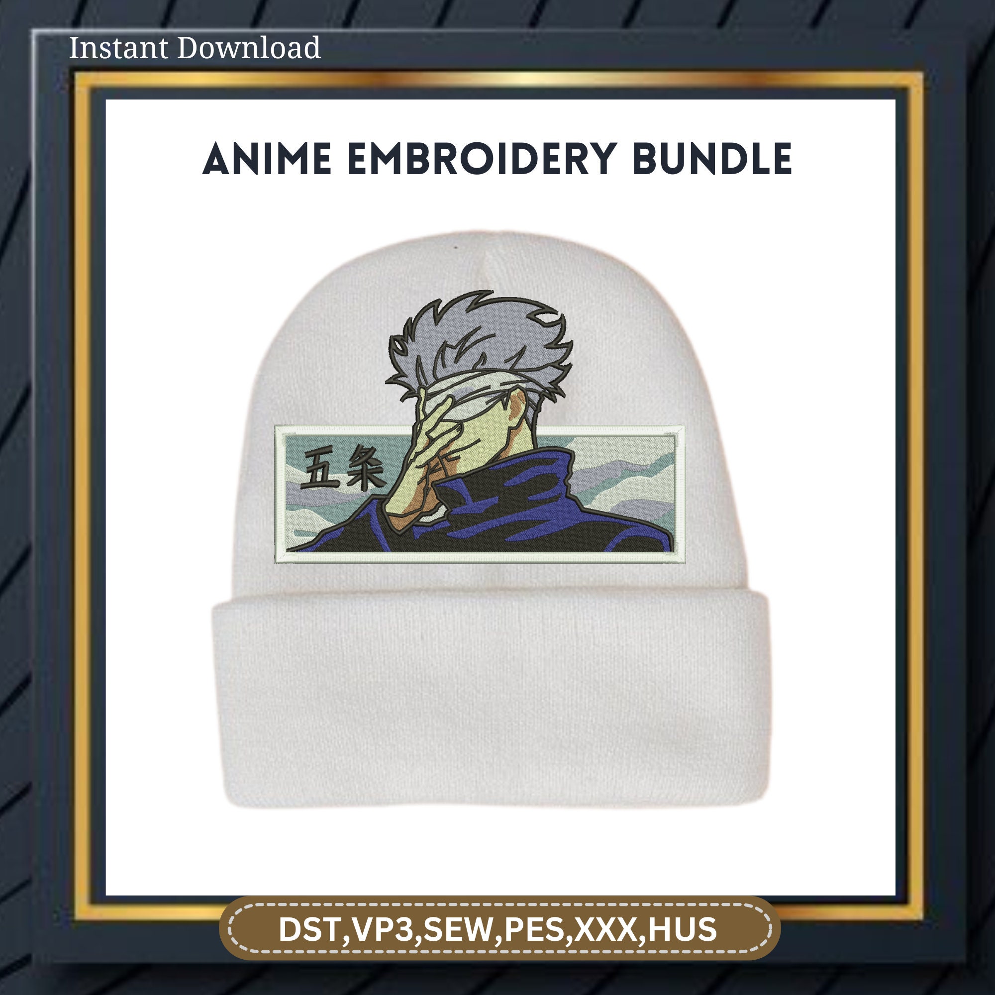 Anime Embroidery Designs Anime Embroidery File Premium Anime Embroidery ...