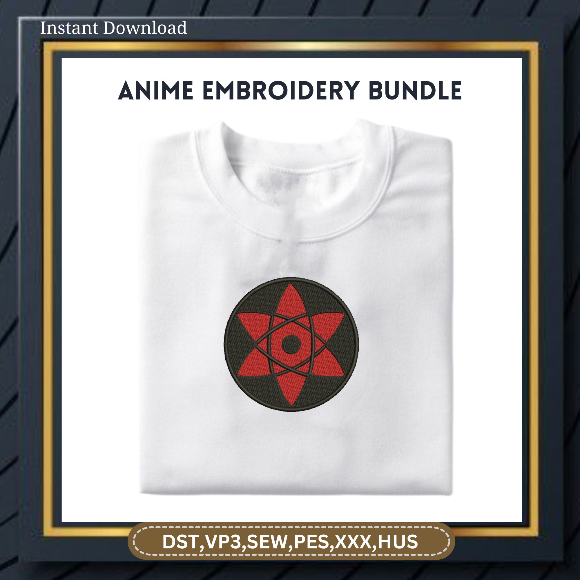 Anime Embroidery Design Anime Embroidery File Premium Anime Embroidery ...