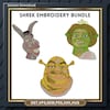 Shrek Embroidery Design Cartoon Machine Embroidery Hugging Woody ...