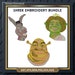 Shrek Embroidery Design Cartoon Machine Embroidery Hugging Woody ...