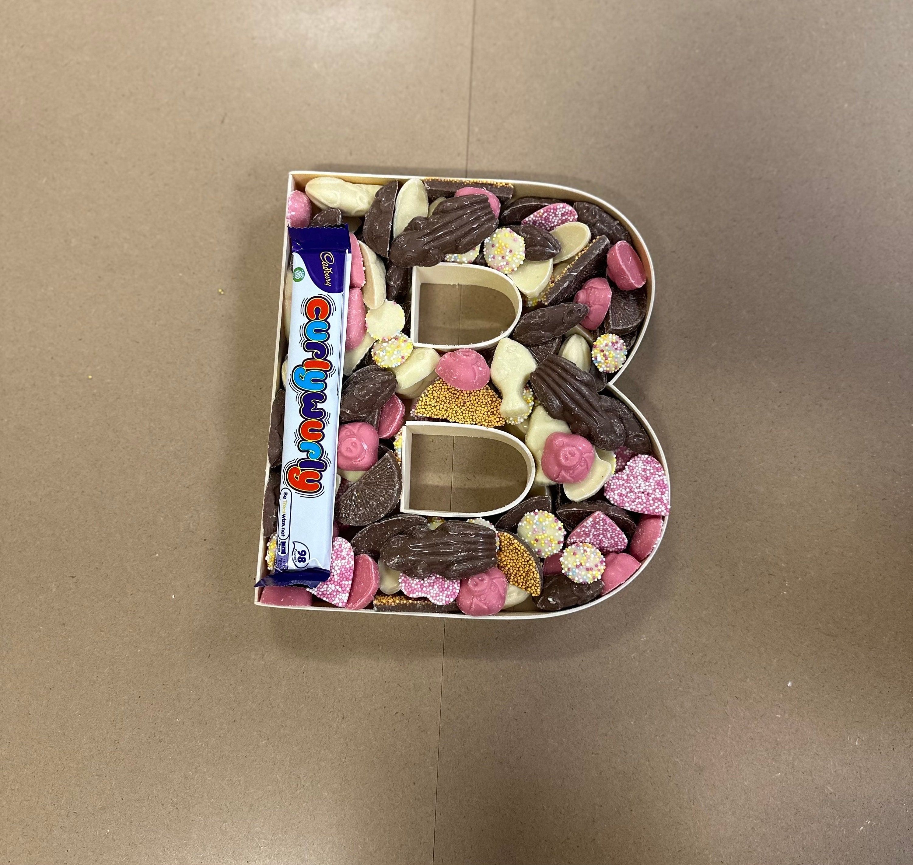 Birthday Gift Chocolate Gift Filled Letter - Etsy UK