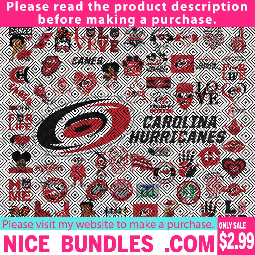 78 Files Carolina-hurricanes Team Bundles Svg - Etsy
