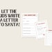 Christmas Bundle | Printable Christmas List Template | Christmas Santa ...