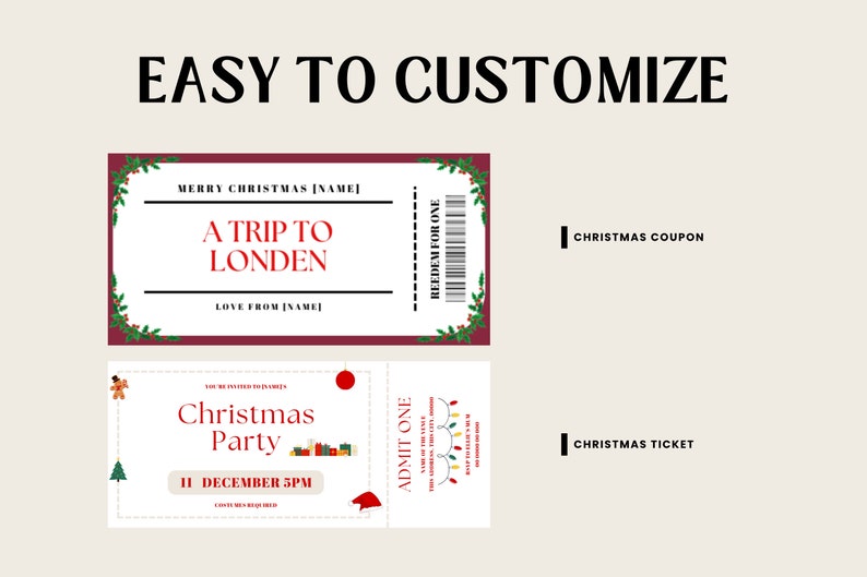 Christmas Bundle | Printable Christmas List Template | Christmas Santa ...