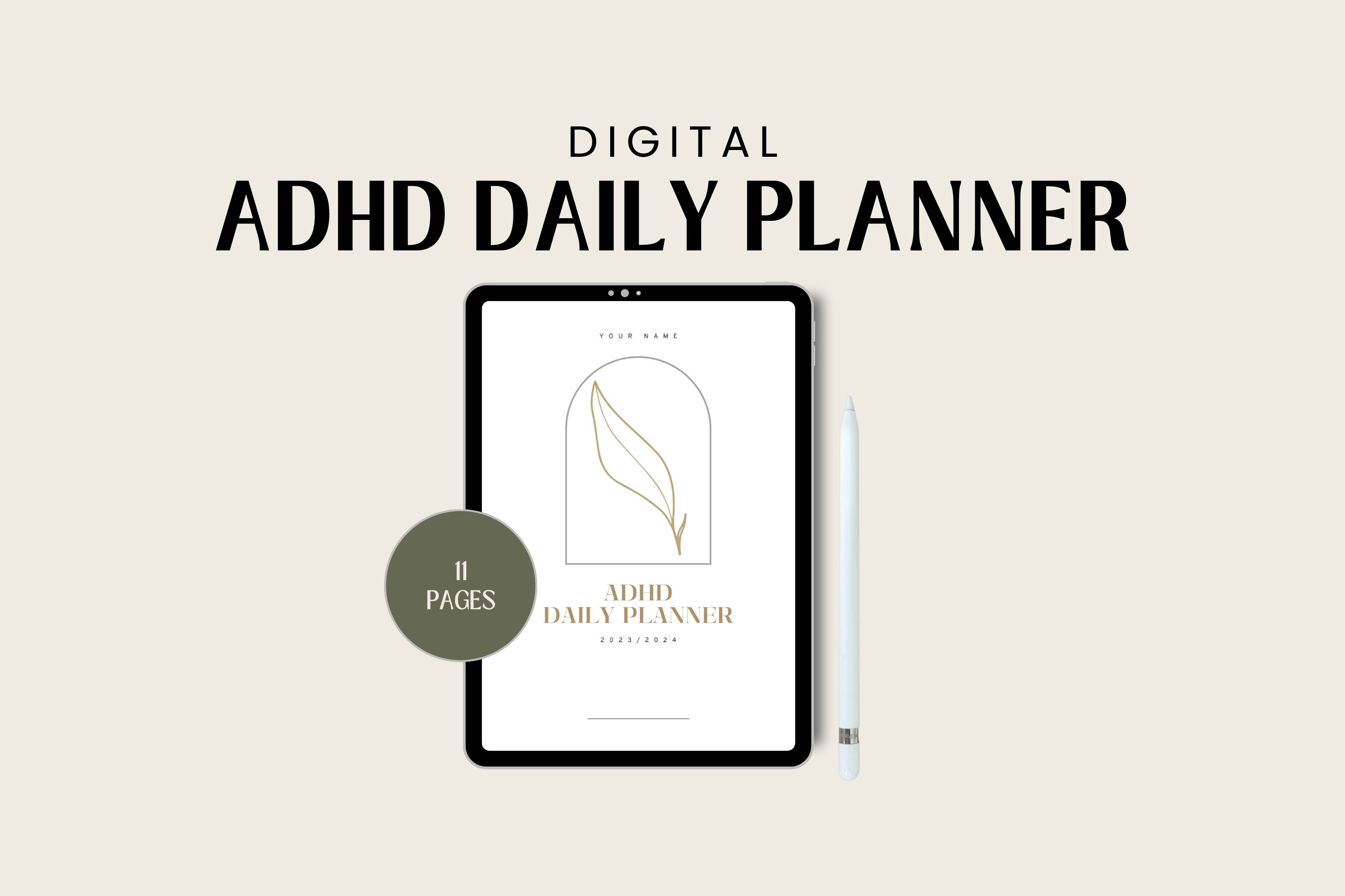 ADHD Daily Planner | ADHD Digital Planner | ADHD Life Planner | ADHD ...