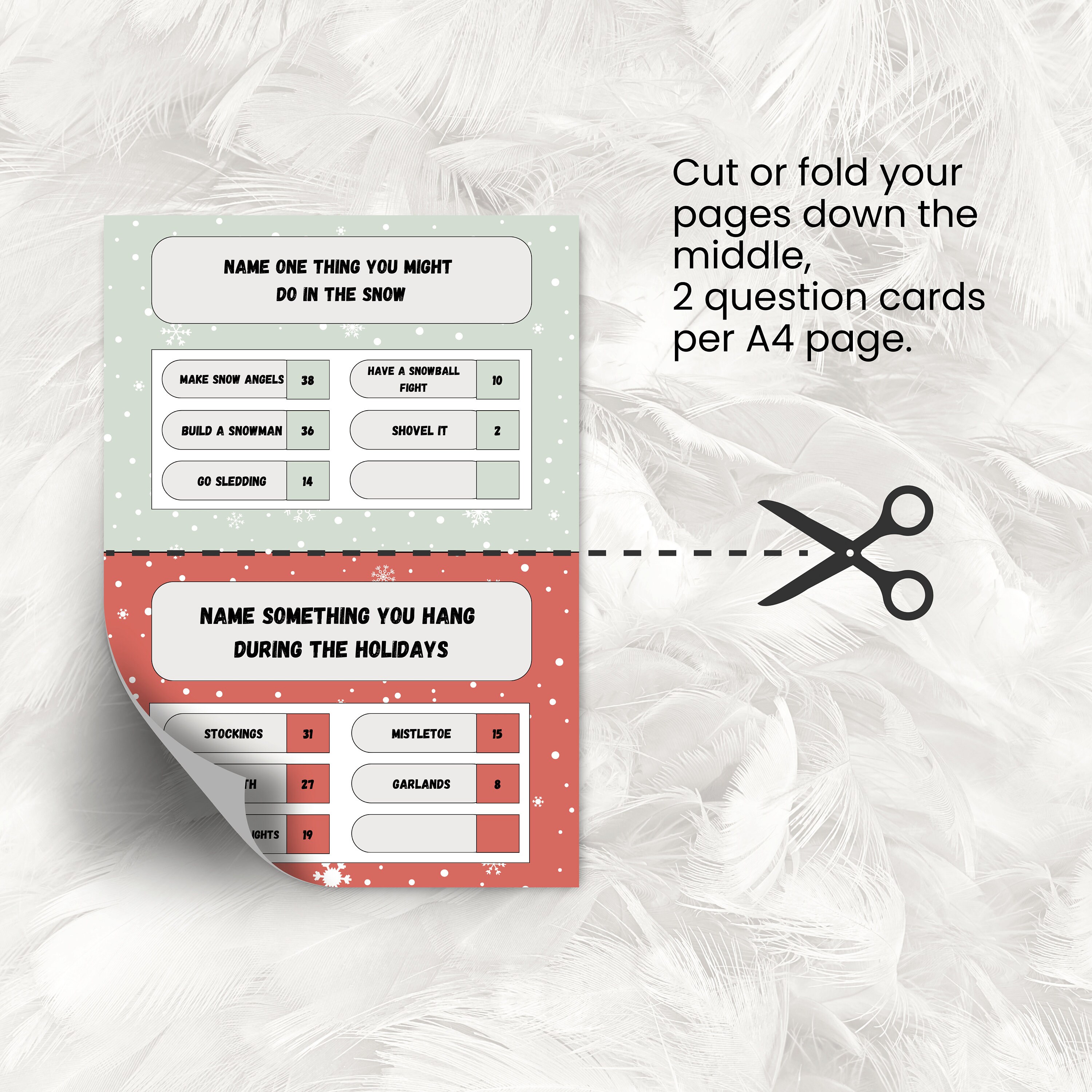 Christmas Family Feud Printable Game, Christmas Friendly Feud Quiz ...