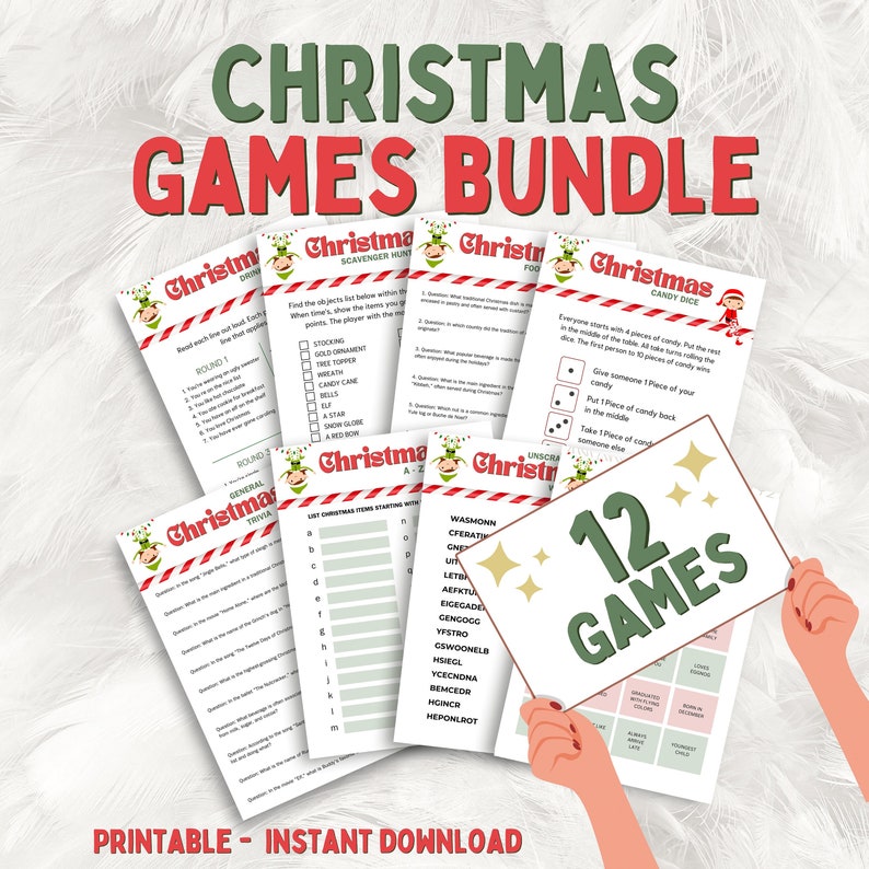 Christmas Quiz Bundle - Christmas Game Bundle - Printable Christmas ...
