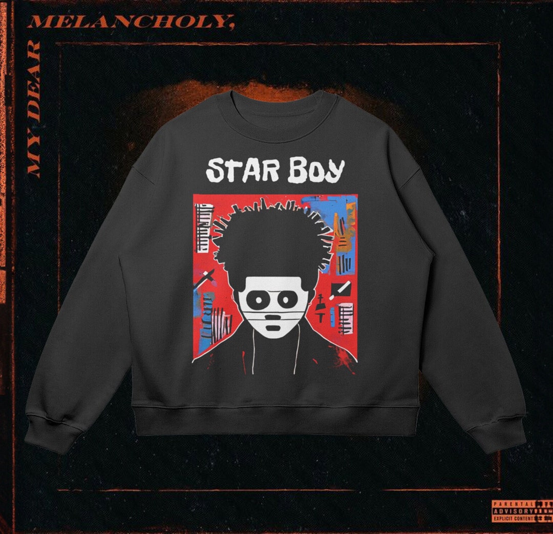 The Weeknd Starboy X Basquiat Art the Weeknd Unisex Oversize - Etsy UK