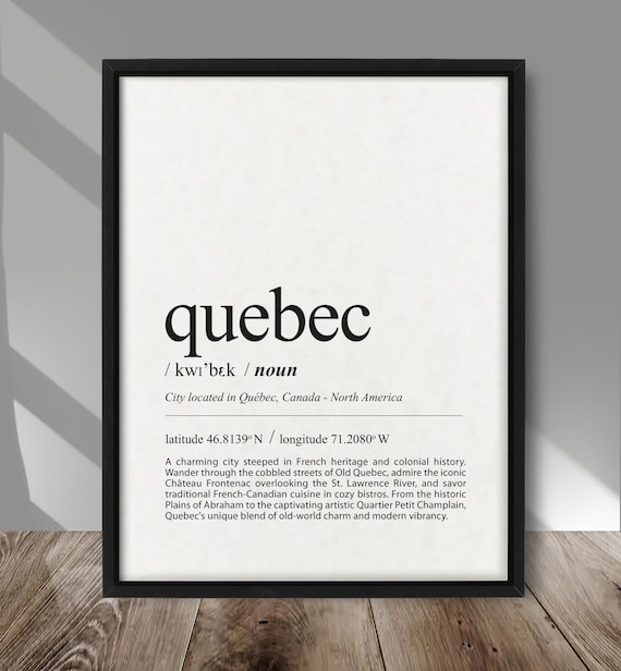 Quebecois Definition