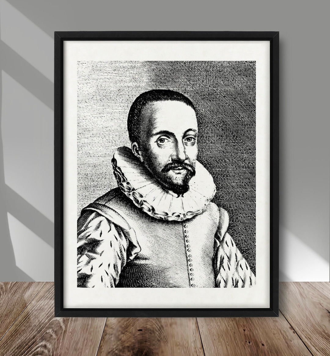 First Telescope Inventor Poster, Astronomy Lippershey Drawing Print ...