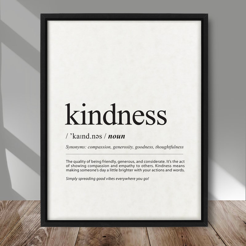 Kindness - Etsy