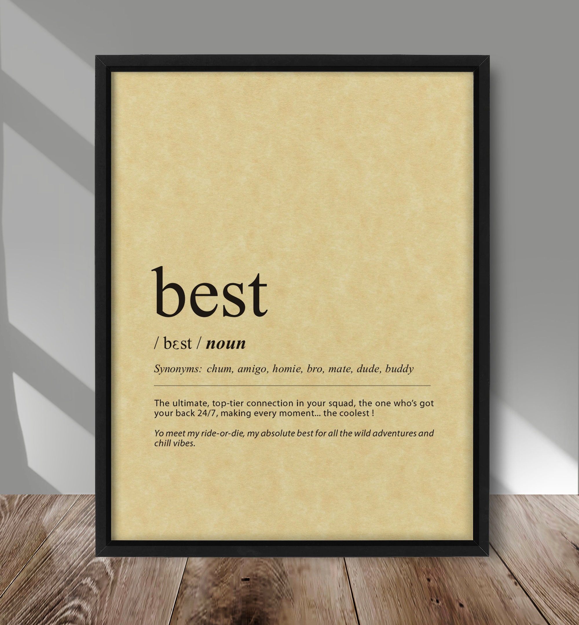 Best Definition Poster, Best Definition Print, Cool Definition Wall Art ...