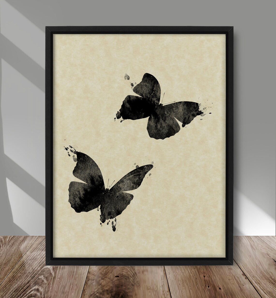 Butterfly Print, Butterfly Art Poster, Butterfly Drawing Print ...