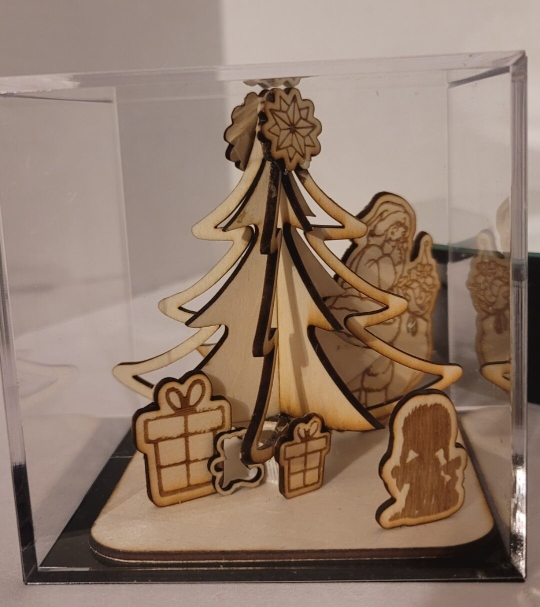 Sneaky Santa Cube - Etsy