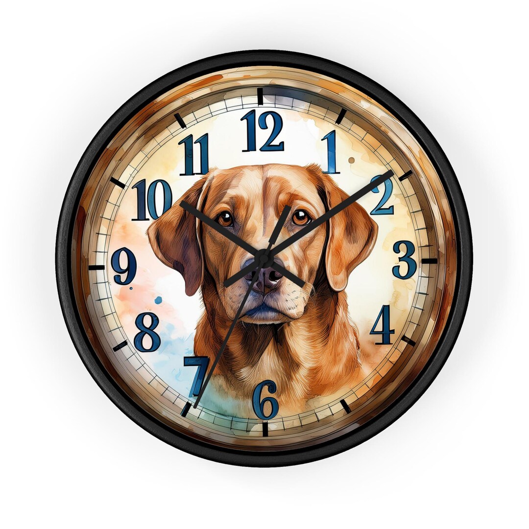 Personalized Dog Wall Clock, Custom Pet Wall Clock With YOUR Photo - Etsy