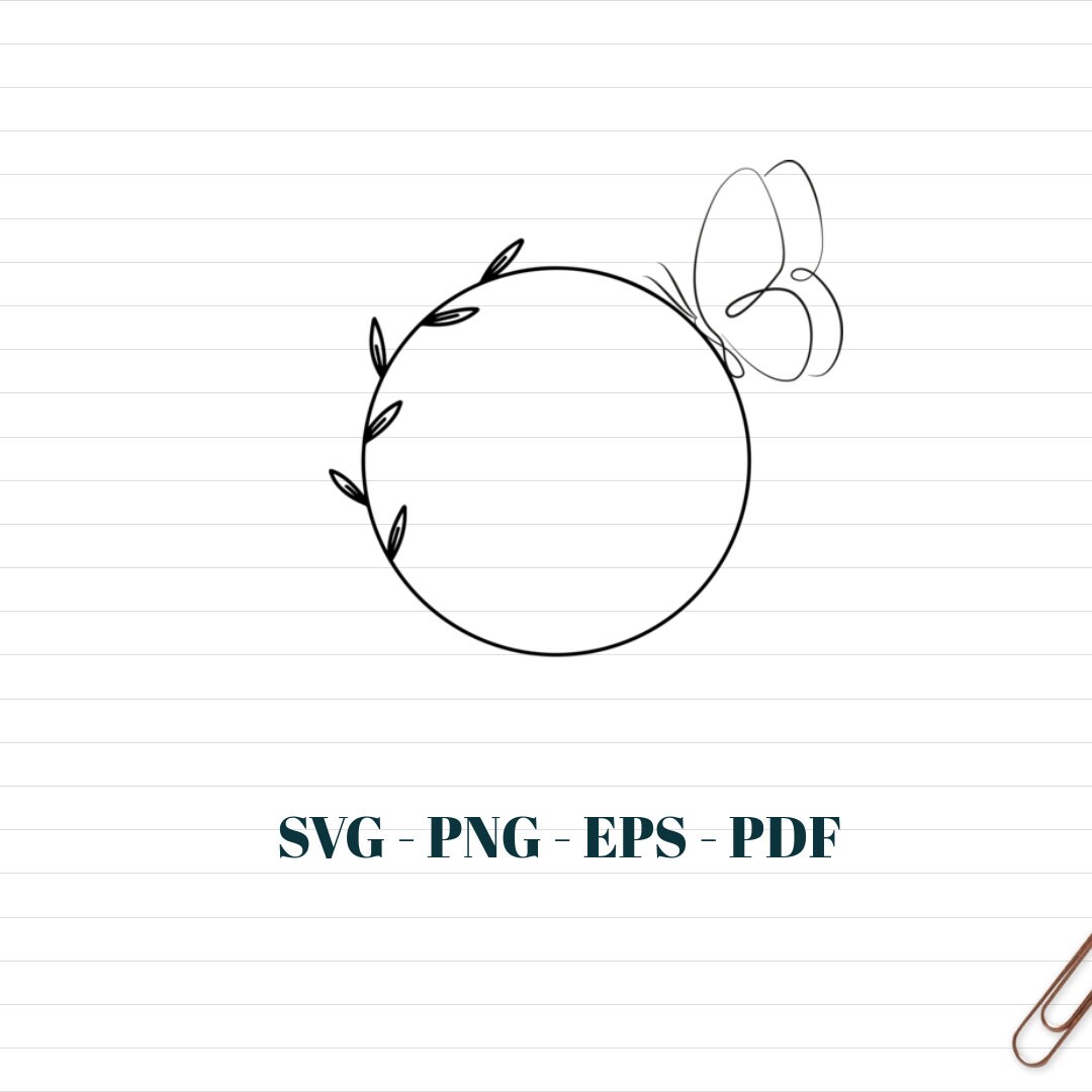 CIRCLE Frame SVG, CIRCLES Monogram Svg, Circle Frames Svg, Circle ...