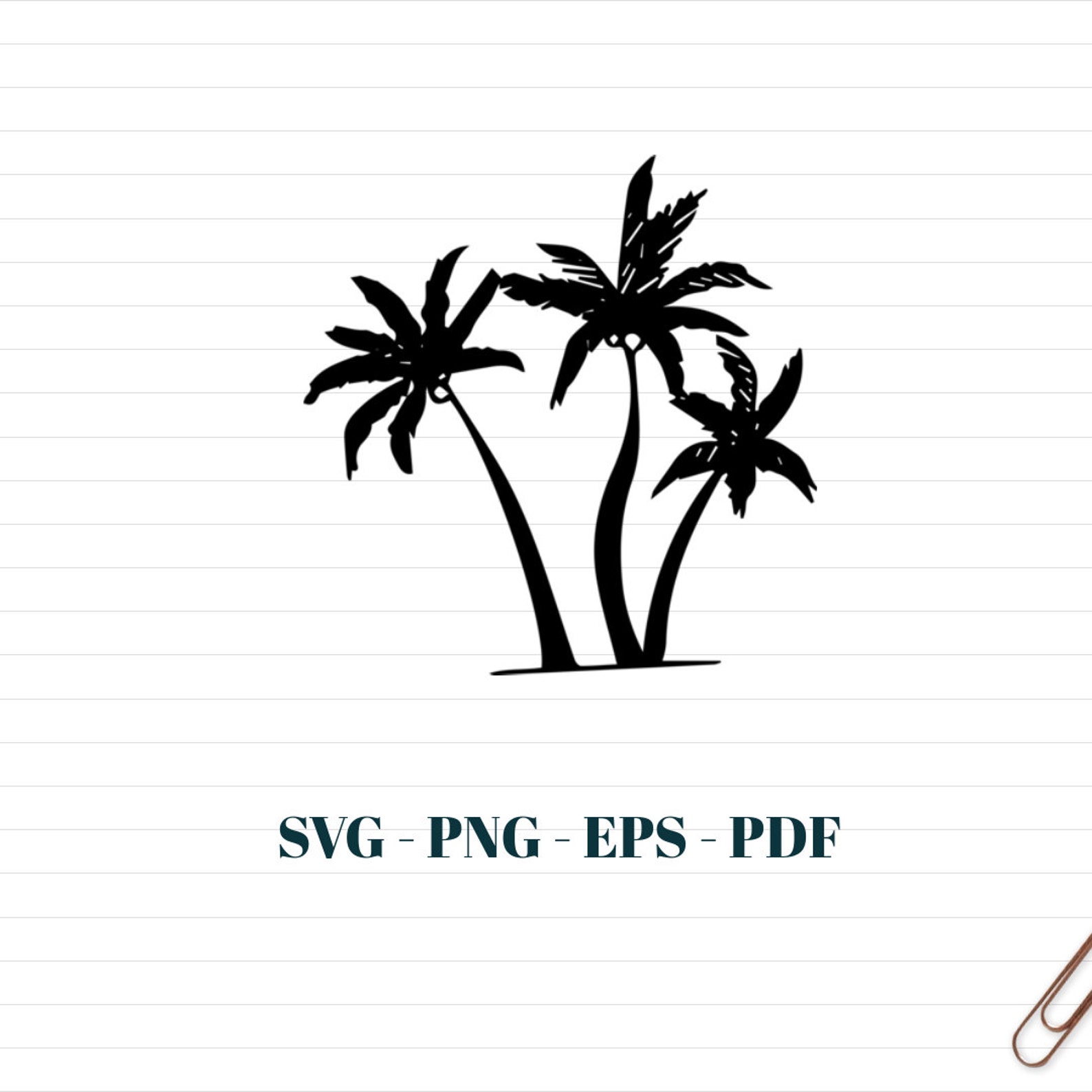 Palm Tree SVG Bundle - Palm Tree PNG Bundle - Palm Tree Clipart - Palm ...