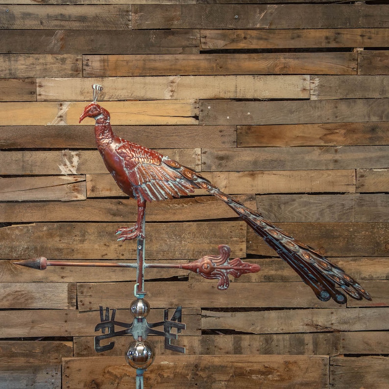 3D Full Body Peacock Weathervane, Antique Weathervane, Vintage Style ...